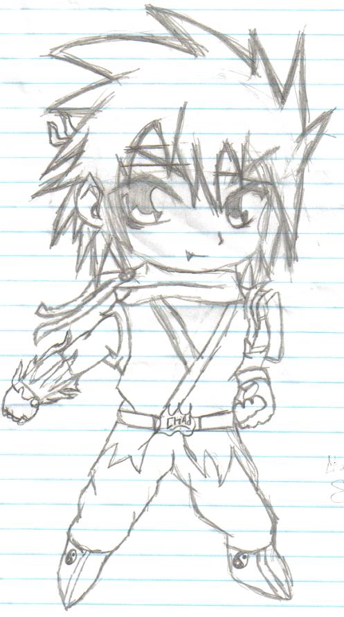 Chibi Ninja by fantasyfreak3124